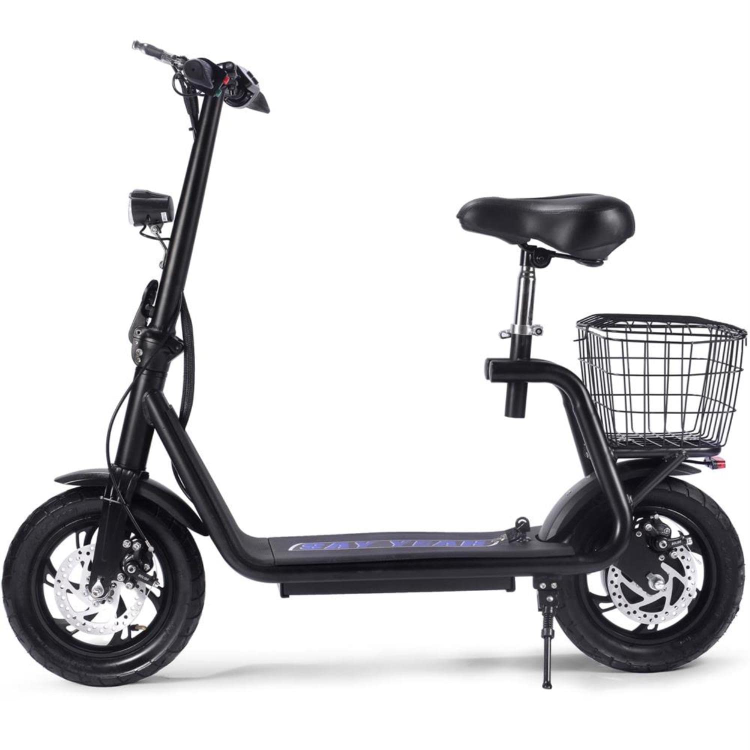 MotoTec Metro 36v 350w Lithium Electric Scooter Black
