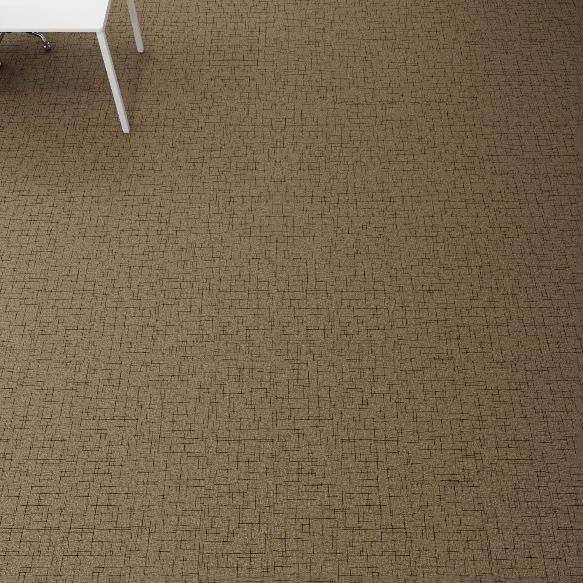 Lucida Surfaces Luxury Vinyl Floor Tiles | Glue Down Adhesive Flooring | Textured Look Plank | FabCore Streaked Carpet | Single Sample Tile