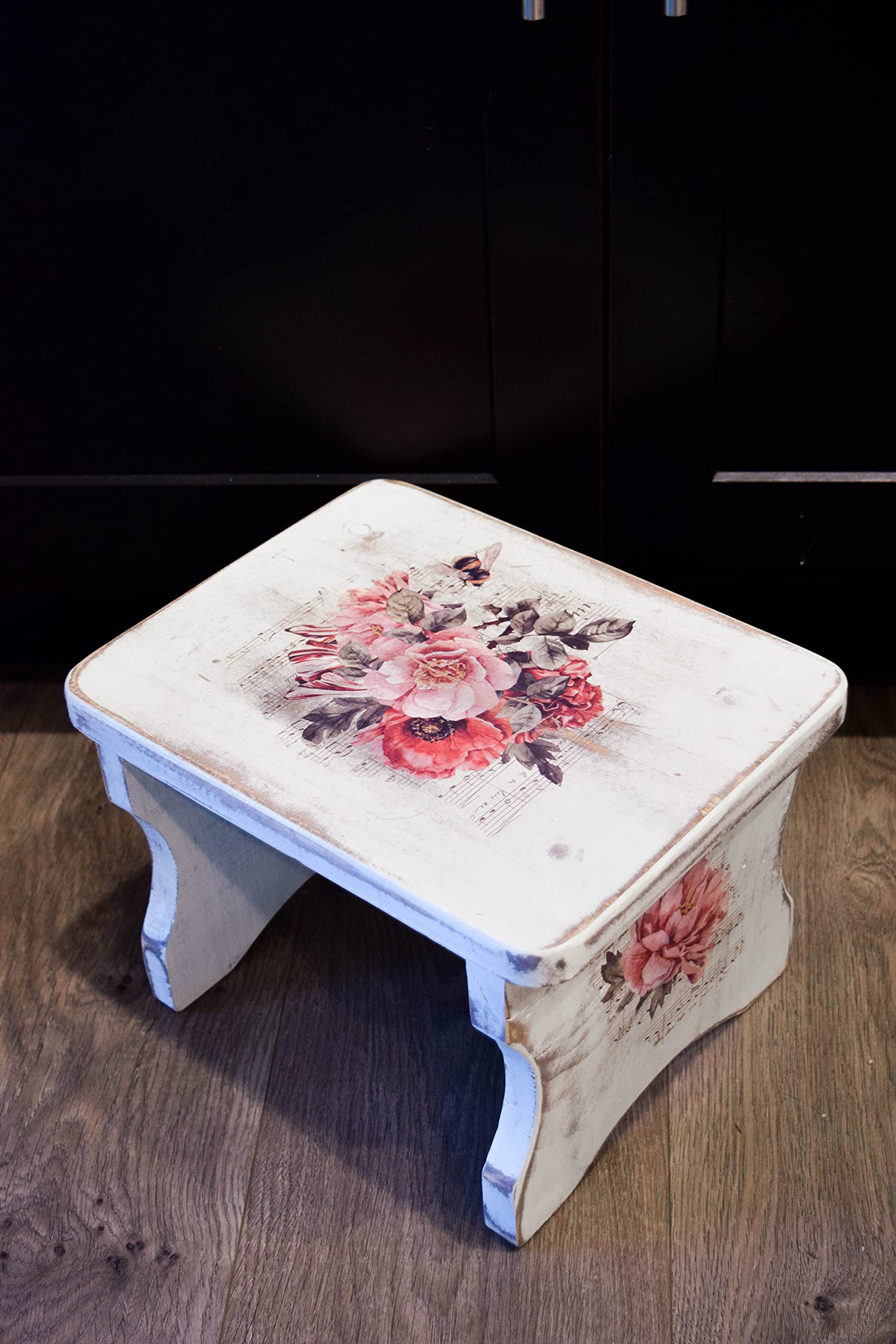 Rub on Transfers for Furniture and Crafts | 3 Design Sheets 11” x 17” Each | Home Décor Transfers | Furniture and Craft Decals | by Thymeless Designs (Spring in Marseille)