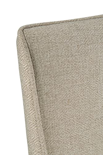 Signature Design by Ashley Kimonte Upholstered 19" Parsons Dining Chair, 2 Count, Beige
