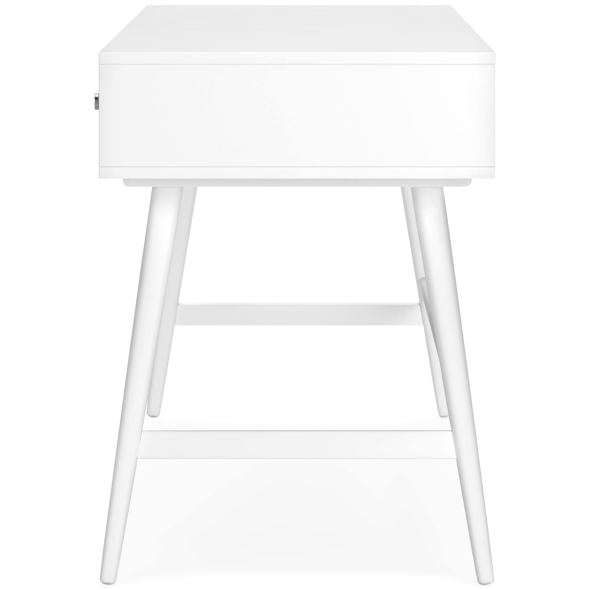 Signature Design by Ashley Thadamere Contemporary 54" Home Office Desk with 3 Drawers, White