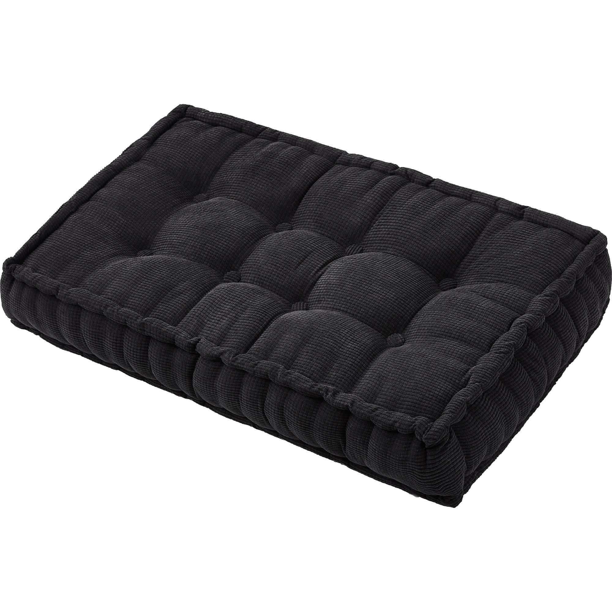 DormCo Rainha - Ultra Thick Tufted College Headboard - Black