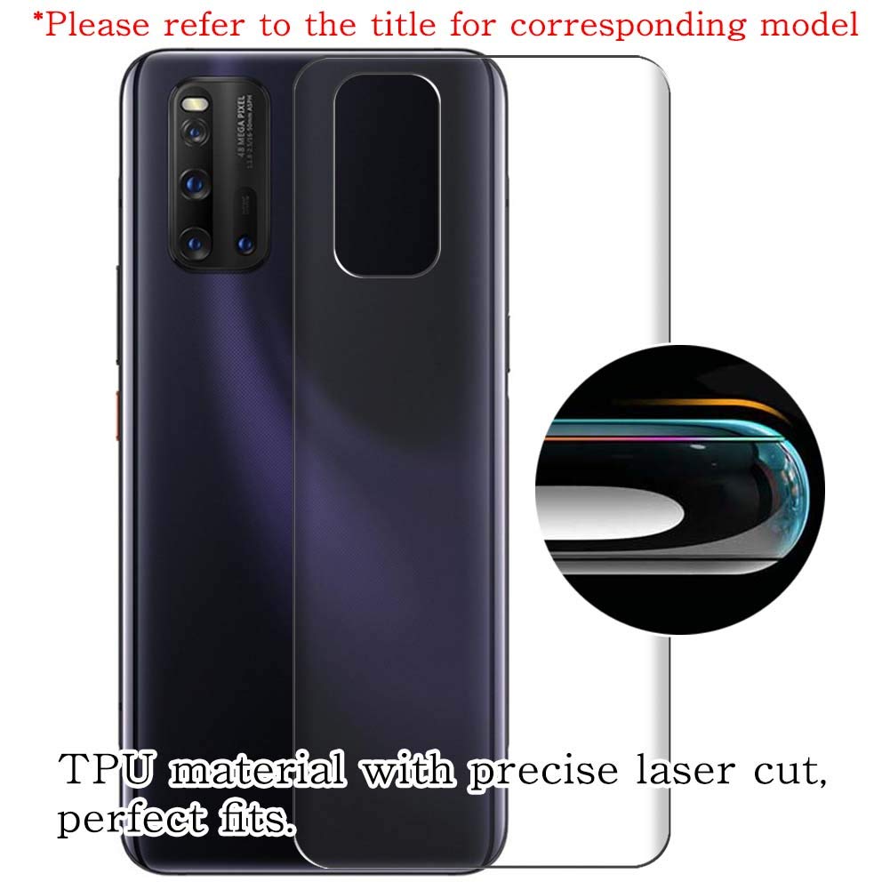Puccy 2 Pack Back Screen Protector Film, compatible with Emporia Smart 5 TPU Guard Cover ( Not Tempered Glass/Not Front Screen Protectors/Not Case)