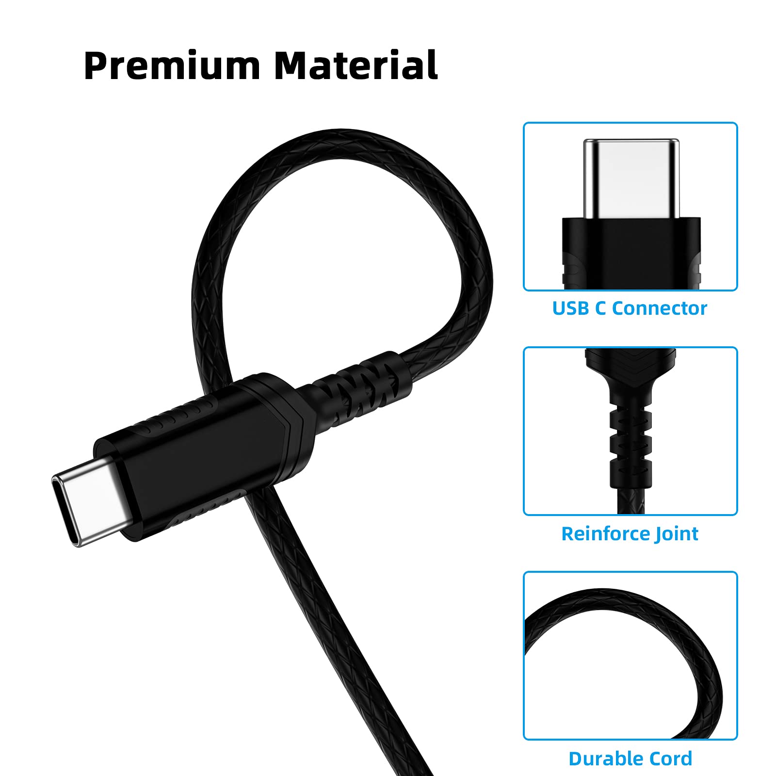 ACAGET Gaming Earbuds, USB C Headphones Wired in Ear Game Headset