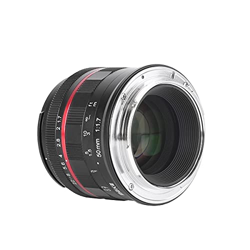 Meike 50mm F1.7 Full Frame Large Aperture Manual Focus Lens for Panasonic Lumix Sigma Leica L-Mount Mirrorless Camera Such as S1, S1R,S1H, S5, FP…