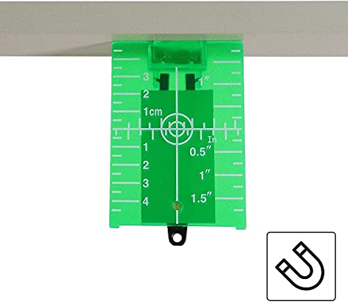 Reflective Target Canada Magnetic Laser Target Plate (Target Plate With Stand for Green Laser), 4inch x 3inch
