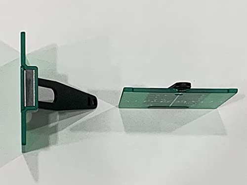 Reflective Target Canada Magnetic Laser Target Plate (Target Plate With Stand for Green Laser), 4inch x 3inch
