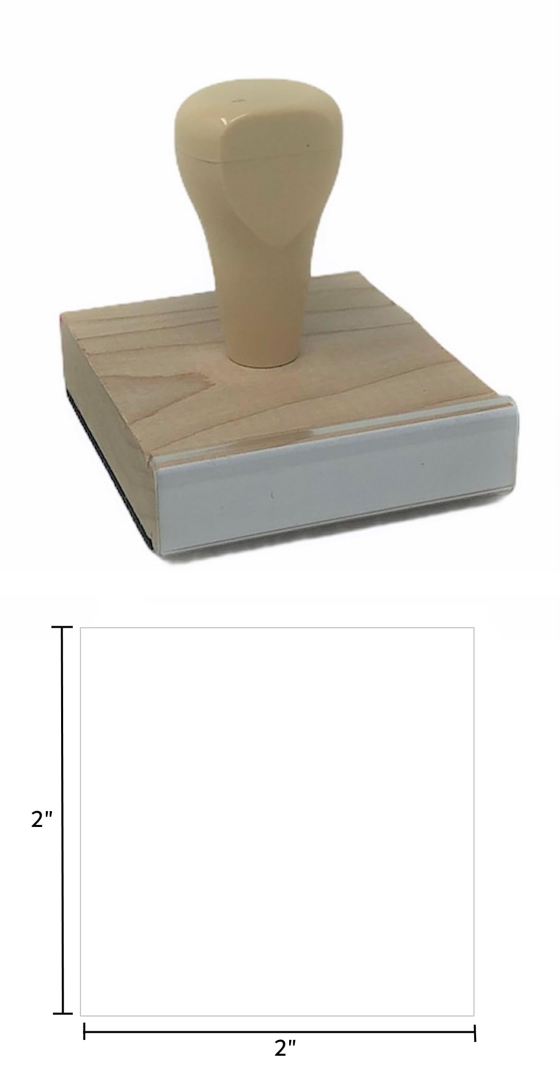 Infusion Currency Exchange Rubber Stamp, 2 X 2'' Wood Stamp