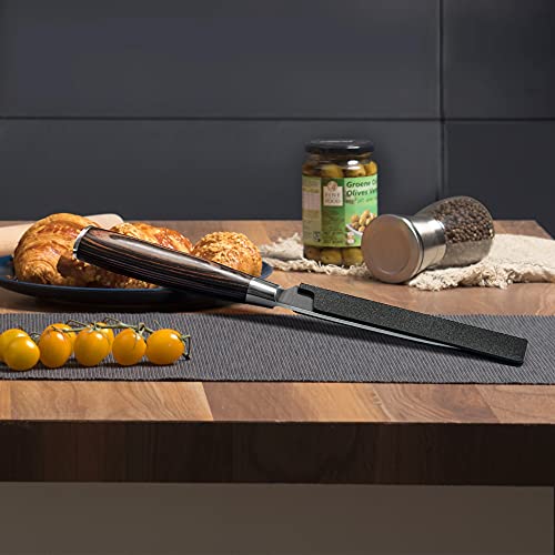 N//A 11pcs-Knife Edge Guards-Universal Blade Covers - Extra Strength, ABS Plastic and BPA-Free Felt Lining, non-Toxic and Food Safe(Knives Not Included) Black