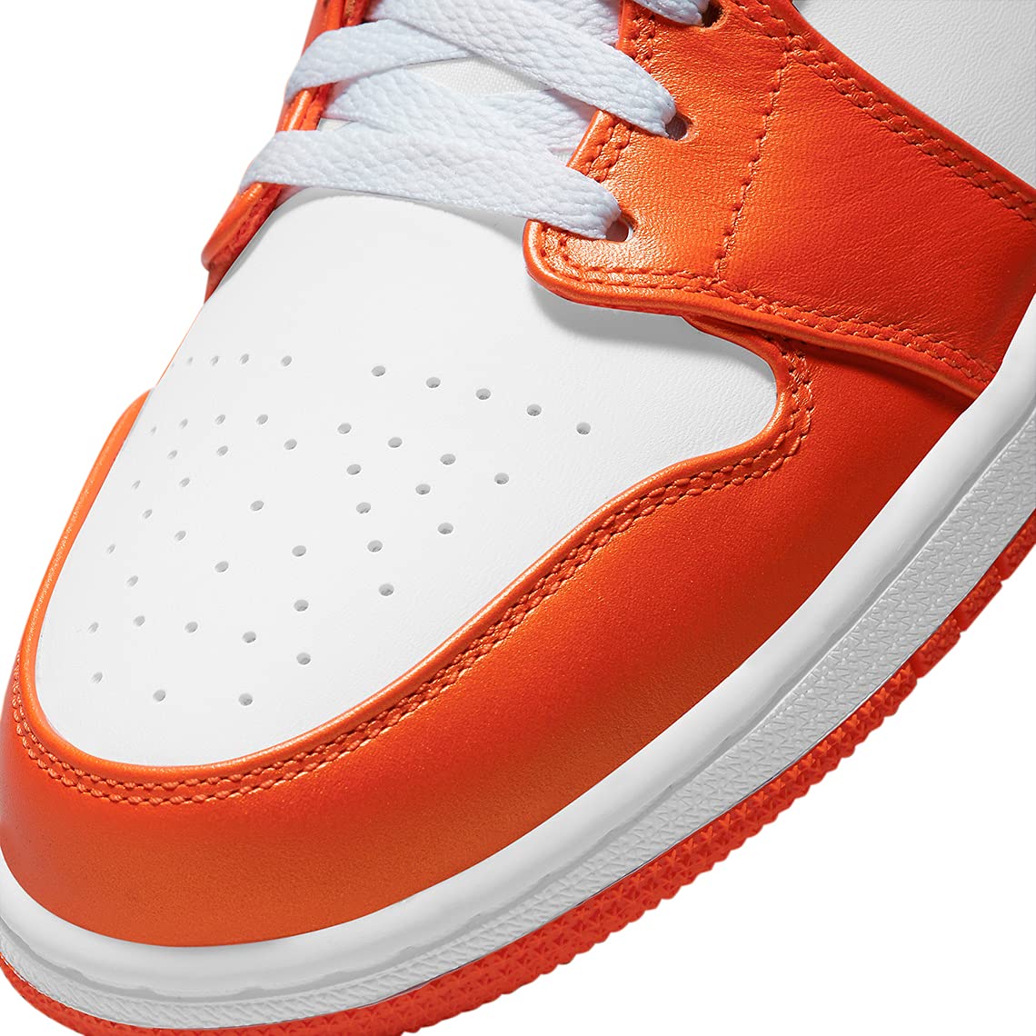 Nike Men's Air Jordan 1 Mid Se, Electro Orange Black White, 9.5