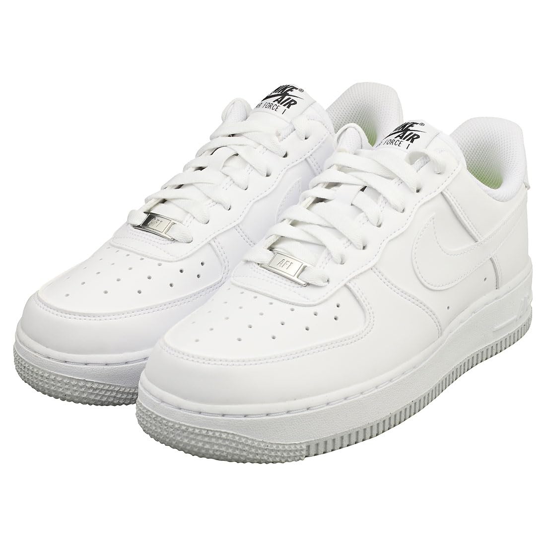 Nike Women's Low-Top Sneakers, White Black Metallic Silver, 7