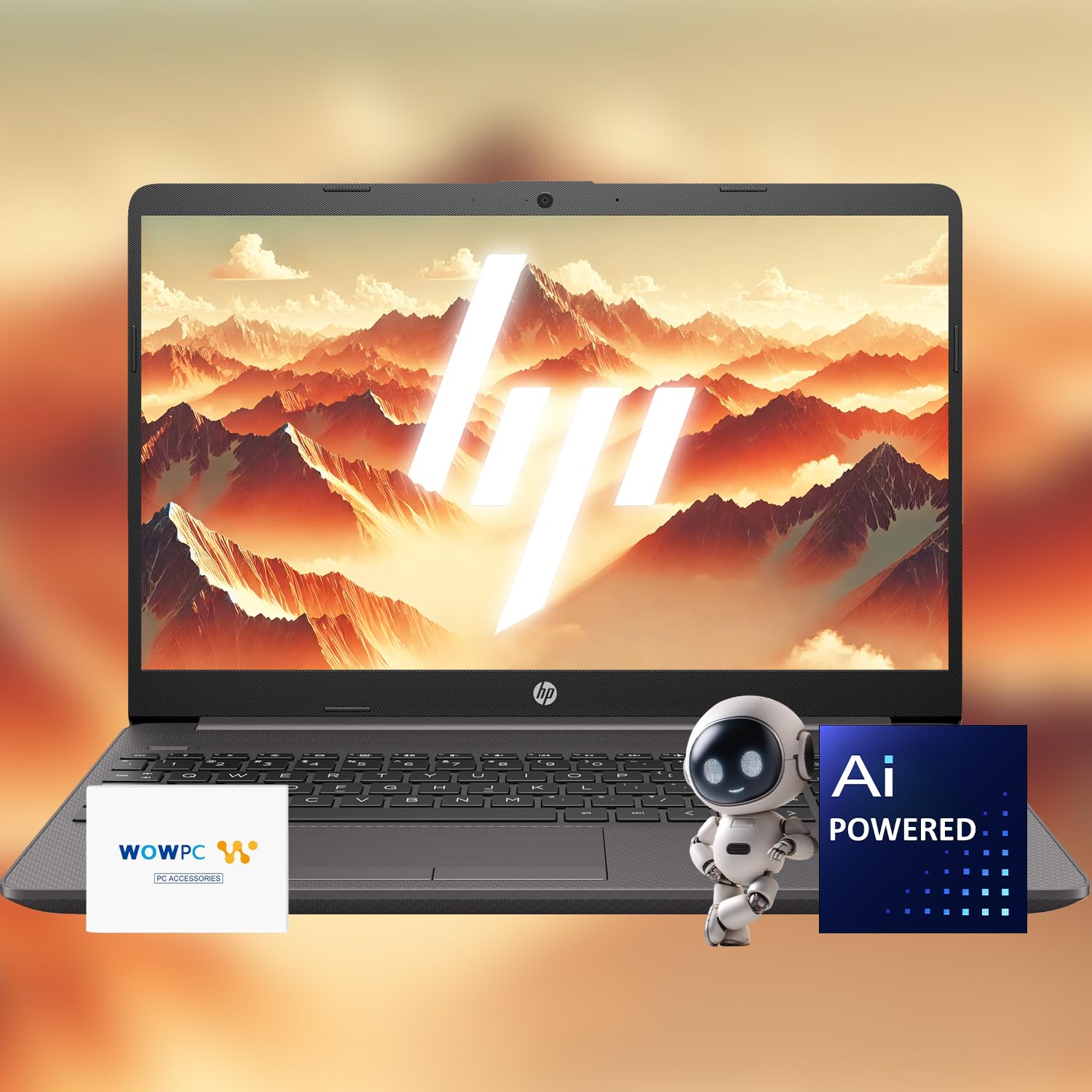 HP Pavilion Laptop (2022 Model), 15.6"" HD Display, Intel Celeron Quad-Core Processor, 8GB DDR4 RAM, 128GB SSD, Online Conferencing, Webcam, HDMI, WiFi, Bluetooth, Windows 11, Scarlet Red
