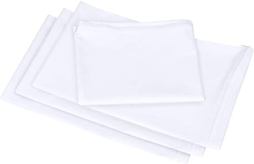 Utopia Bedding Waterproof Pillow Protector Zippered (4 Pack) Queen β Bed Bug Proof Pillow Encasement 20 x 28 Inches