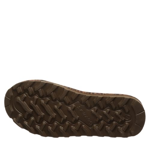BEARPAW Women's Aleesa Exotic Leopard Size 10 | Women's Ankle Boot | Women's Slip On Boot | Comfortable Winter Boot