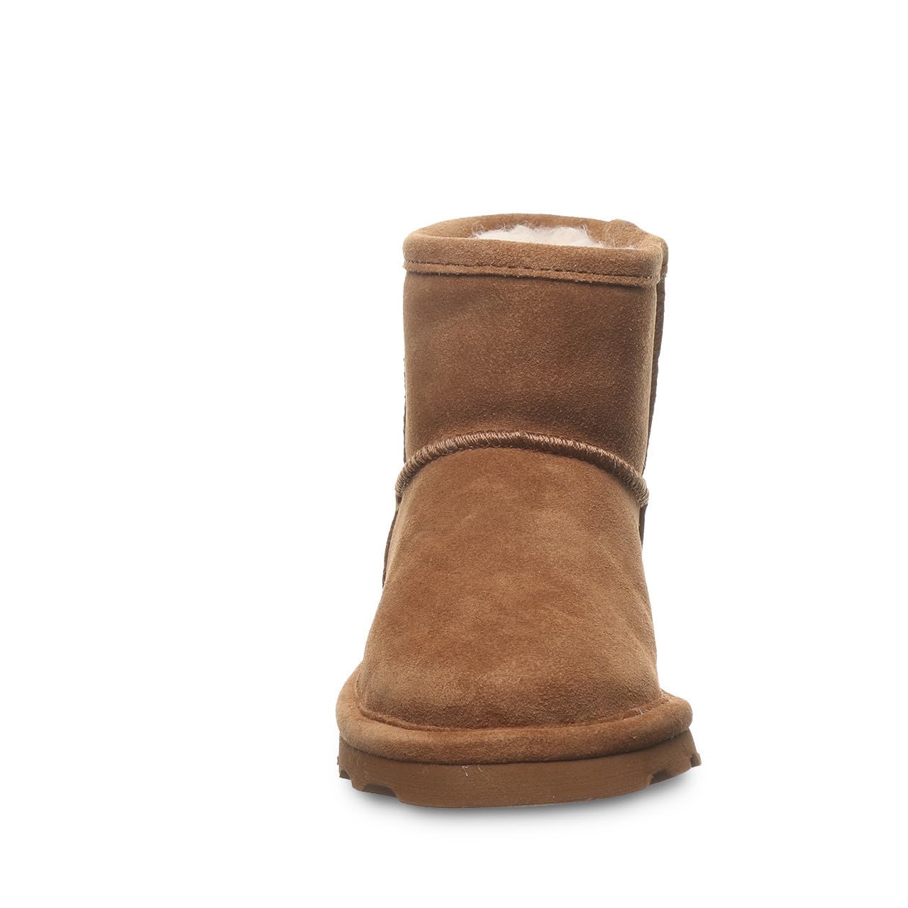 BEARPAW Alyssa Youth Hickory Size 4 | Youth 's Ankle Boot | Youth 's Slip On Boot | Comfortable Winter Boot