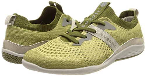 bugatti Men's Zander Sneaker, Green, 5.5 UK
