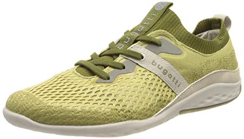 bugatti Men's Zander Sneaker, Green, 5.5 UK