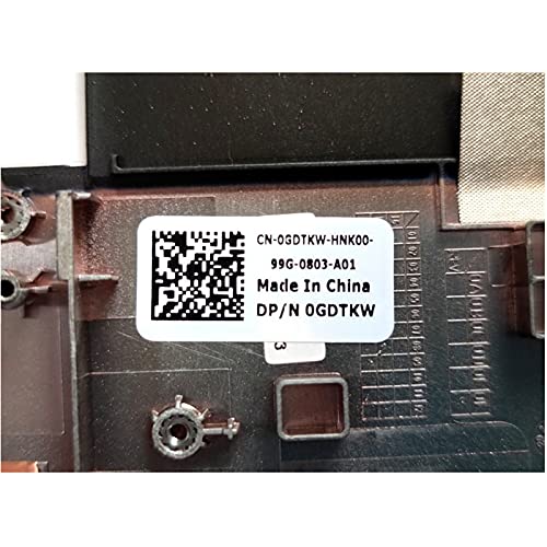 NODRLIN New 0GDTKW GDTKW Palmrest Upper Lid Keyboard Cover for Dell Latitude E7480 E7490