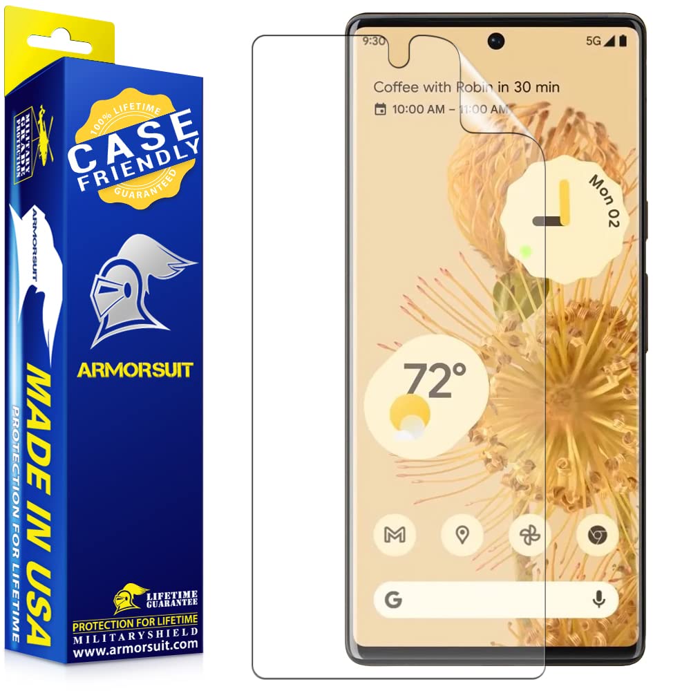 ArmorSuit [2 Pack] MilitaryShield Anti-Glare Screen Protector Designed for Google Pixel 6 Pro (2021) Case Friendly Matte Film