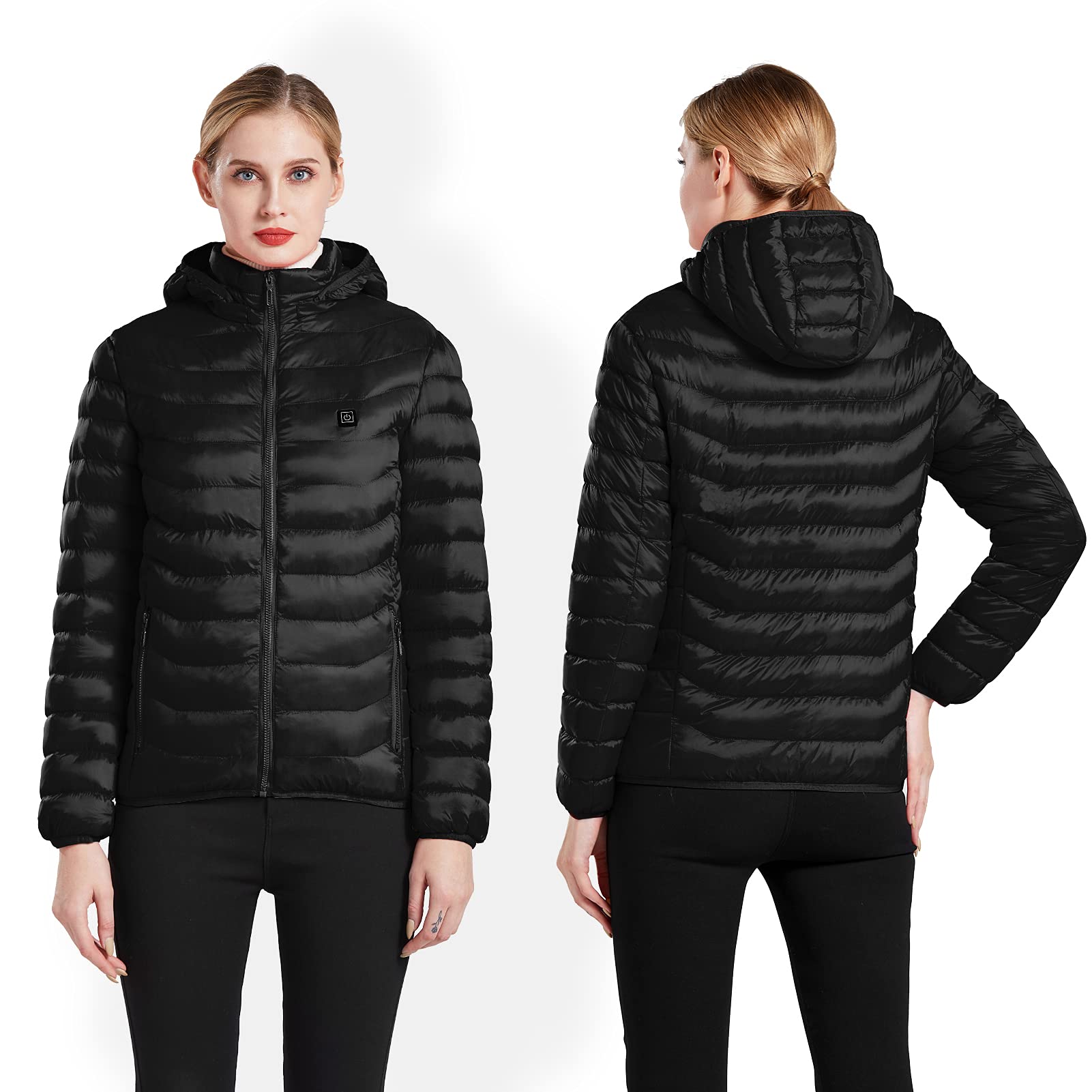 ANTARCTICA Heated Jacket, Lightweight Heating Jackets with 5V/3A Power Bank, 5 Areas Heating Winter Coat for Men and Women