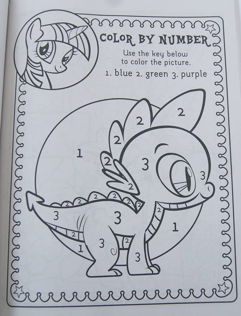 Coloring Books Pony Coloring and Activity Book Featuring Rainbow Dash, Fluttershy, Applejack, and More - 64 Pages