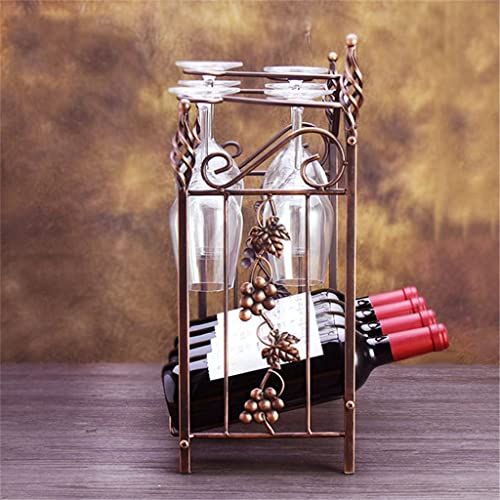 DOUBA European Style Wine Rack Goblet Rack Kitchen bar Wine Glass Display Storage Rack Home Decoration