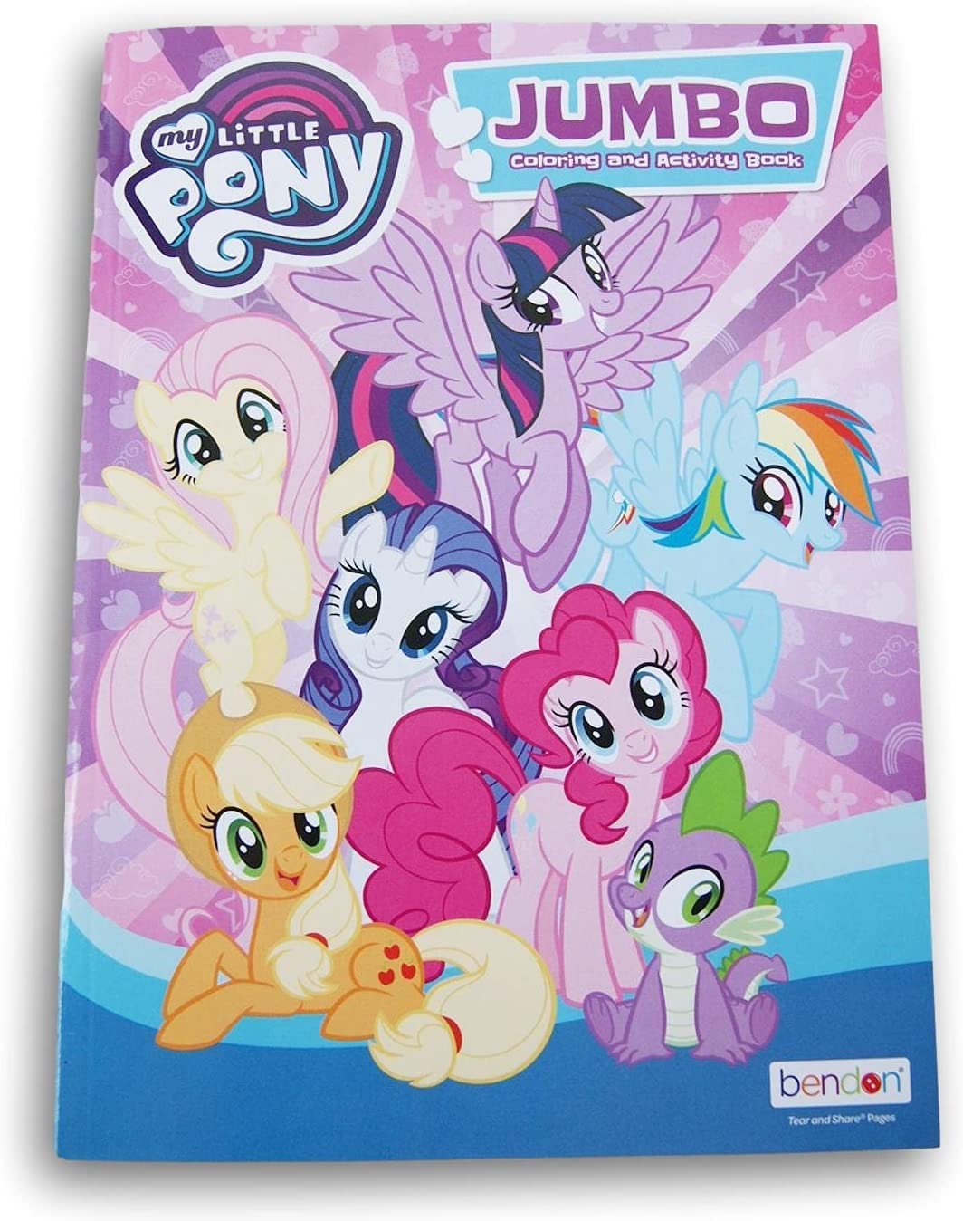 Coloring Books Pony Coloring and Activity Book Featuring Rainbow Dash, Fluttershy, Applejack, and More - 64 Pages