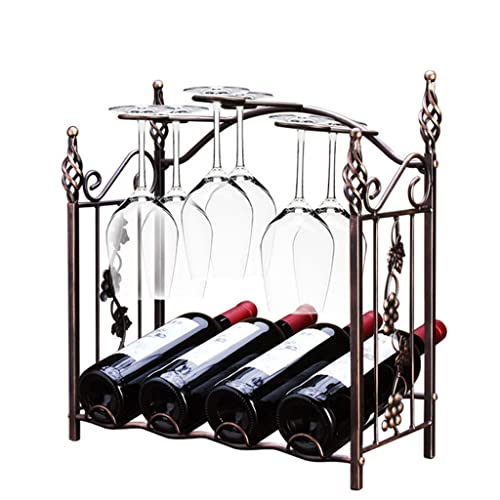 DOUBA European Style Wine Rack Goblet Rack Kitchen bar Wine Glass Display Storage Rack Home Decoration