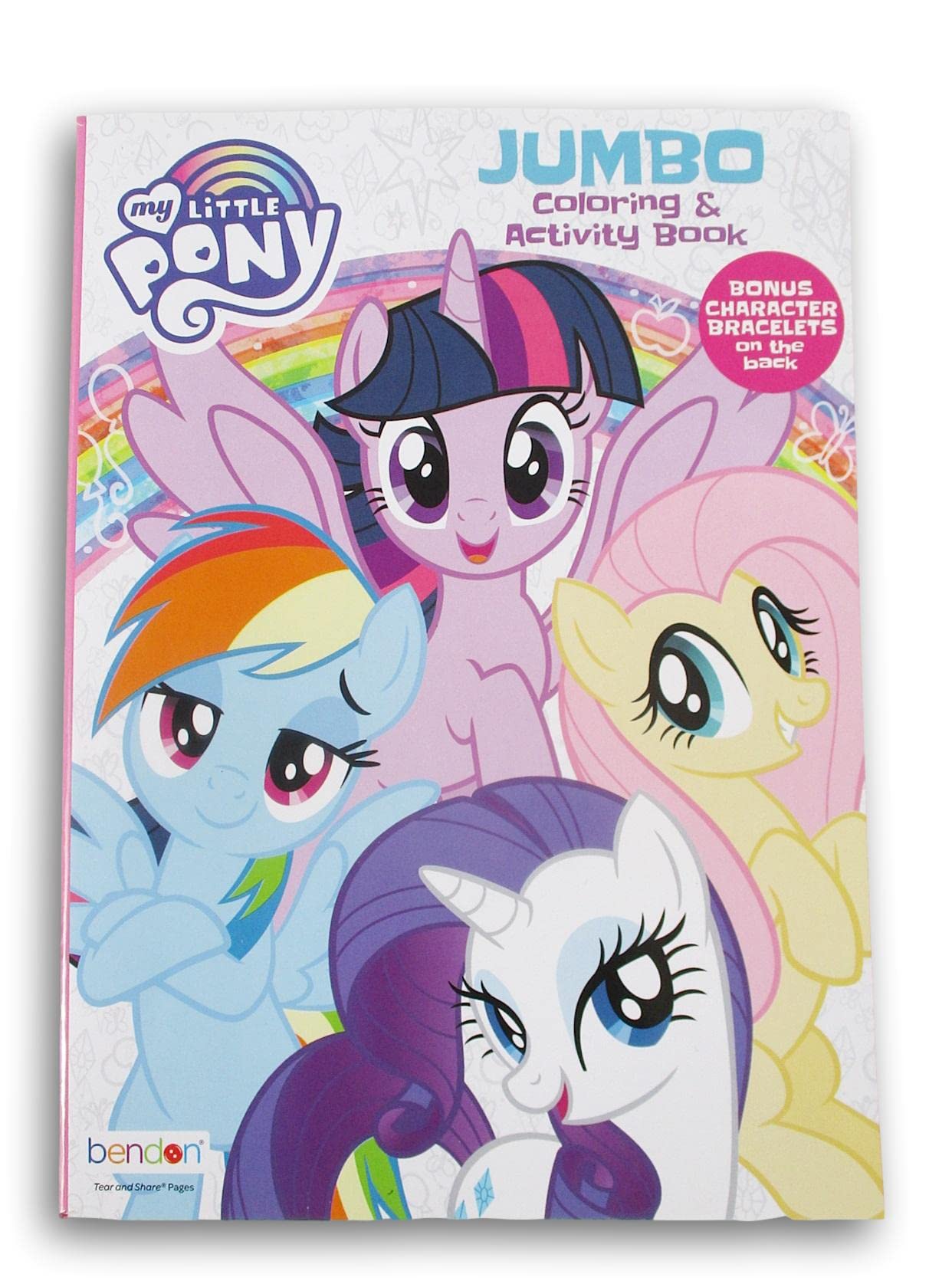 Coloring Books Pony Coloring and Activity Book Featuring Rainbow Dash, Fluttershy, Applejack, and More - 64 Pages