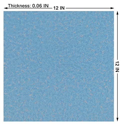 WESTICK Blue Peel & Stick Floor Tiles - Waterproof, Self-Adhesive, Removable Vinyl Tiles - Thick & Durable - 20 Pack (12x12 in) for Bathroom & Kitchen