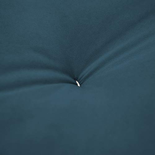 Trupedic Poly Solid Full Futon Mattress, 8-inch, Dusty Blue