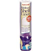 Warp's Plast-O-Mat 10 feet L x 12" W Bisque Non Adhesive Ribbed Shelf Liner