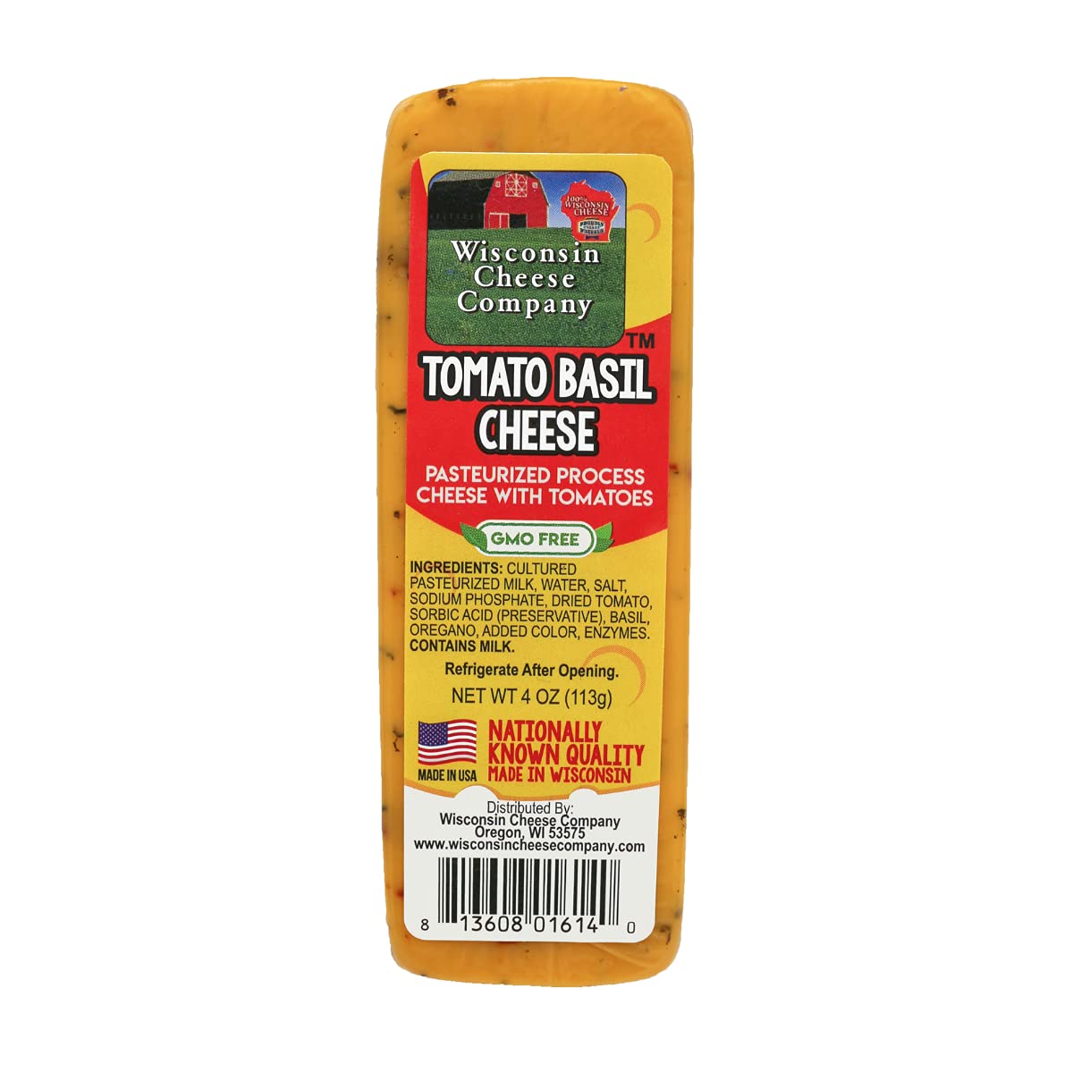Wisconsin Cheese Company - Specialty 100% Wisconsin Cheese Block Assortment Sampler - (Pack of 7 Blocks) Cheddar, Pepper Jack, Swiss, Gouda, Salami, Smoked Cheddar & Tomato Basil | Perfect for Parties, Charcuterie Boards and Birthday Gifts | Great Easter