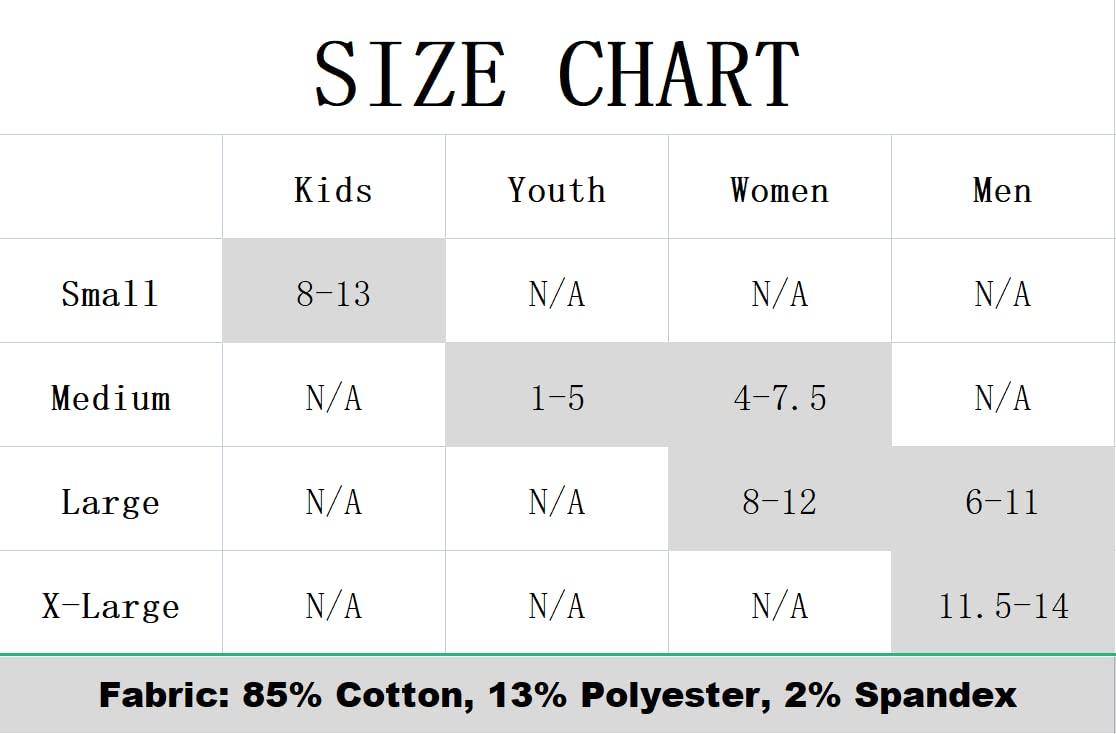 Finerview Elite Basketball Socks For Men, 4 Pack Cushion Performance Crew Athletic Socks for Youth Boys Girls Kids