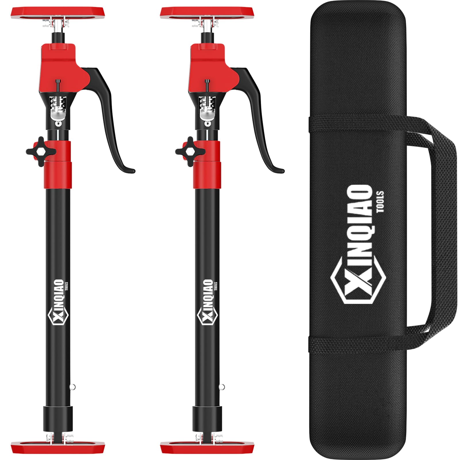 XINQIAO Cabinet Jacks for Installing Cabinets, Heavy Duty Third Hand Tools Adjustable Support Pole from 23.6 IN to 45.3 IN, 2 PCS