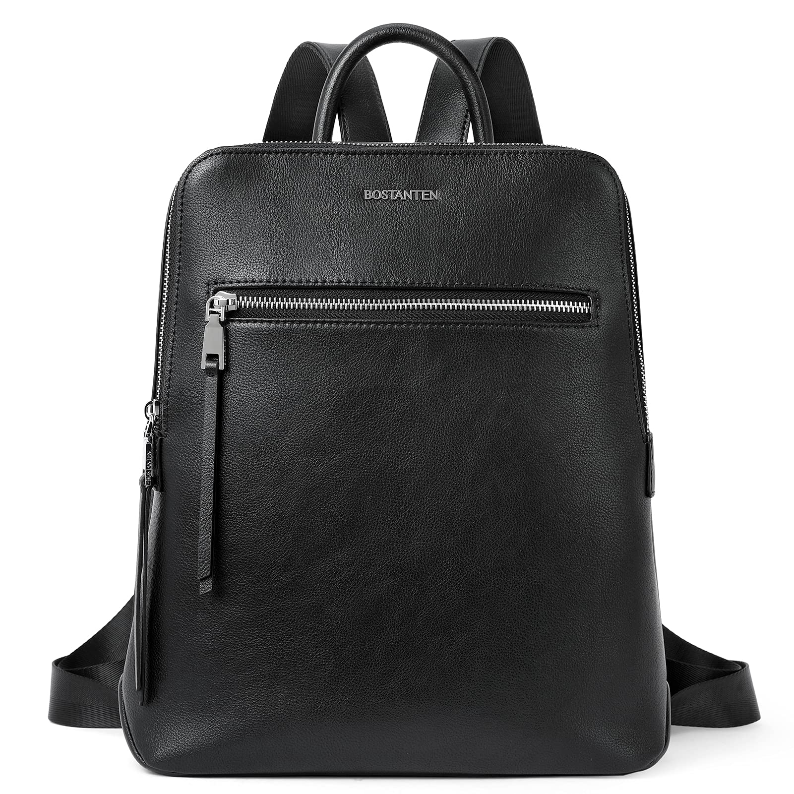 BOSTANTEN Leather Backpack Purse for Women Work Travel Backpack Stylish Ladies Shoulder Bags