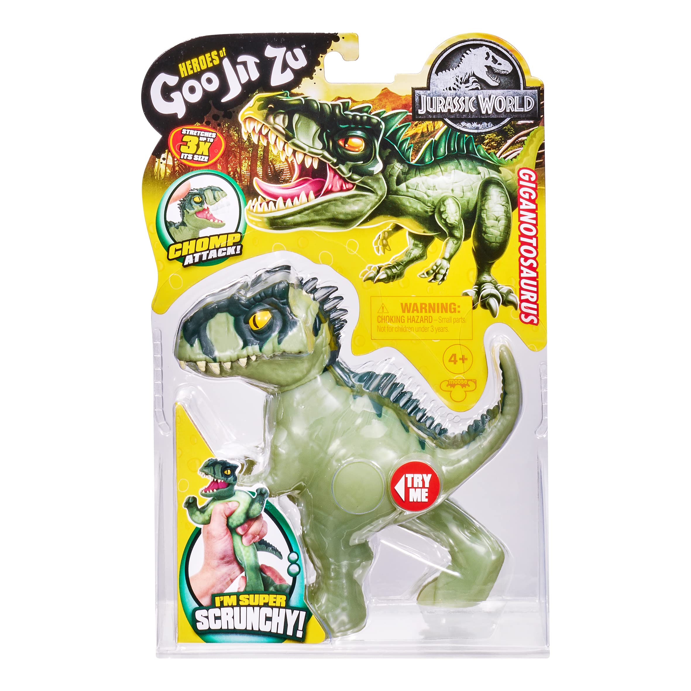 Heroes of Goo Jit Zu - Licensed Jurassic World - Chomp Attack - Stretch Giganotosaurus