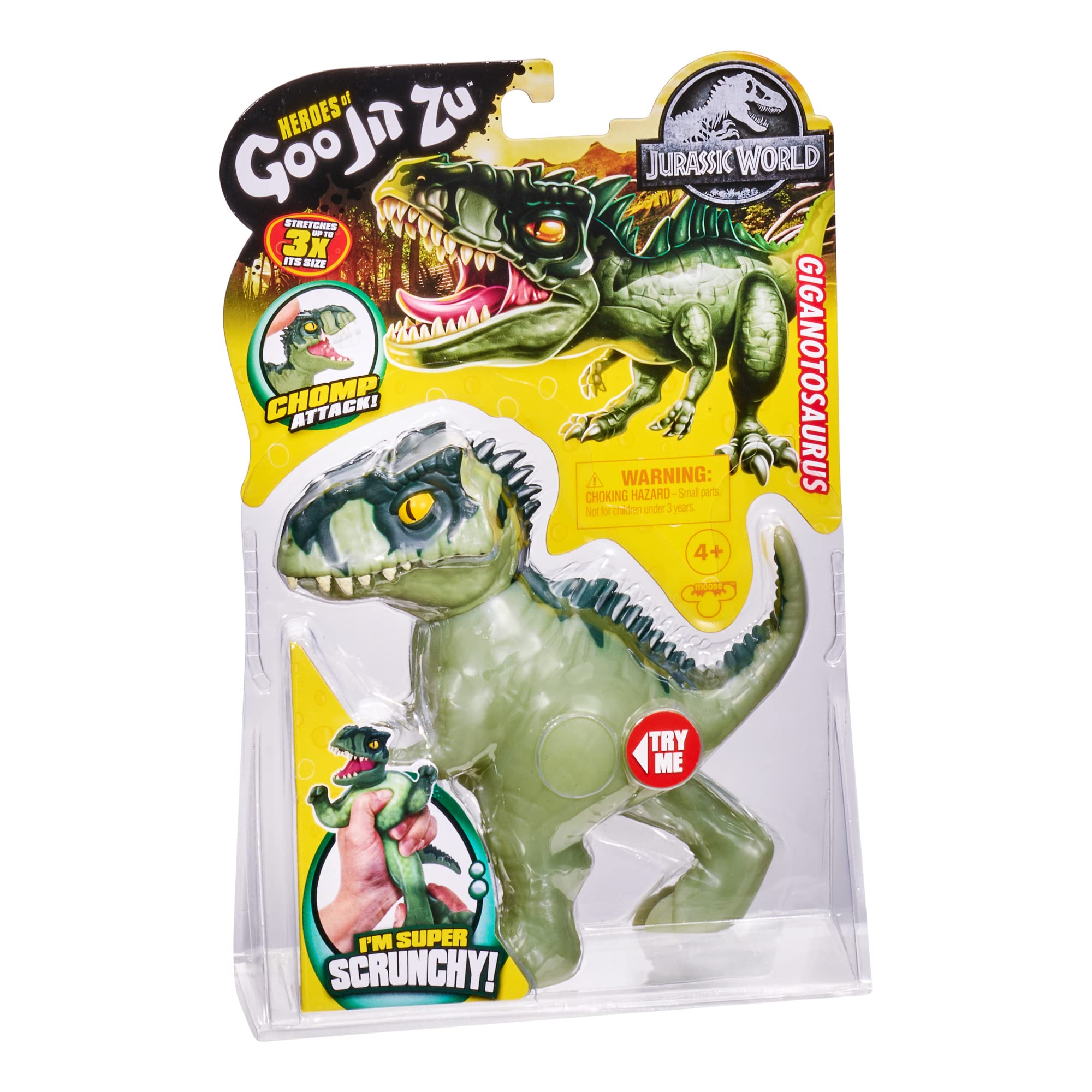 Heroes of Goo Jit Zu - Licensed Jurassic World - Chomp Attack - Stretch Giganotosaurus