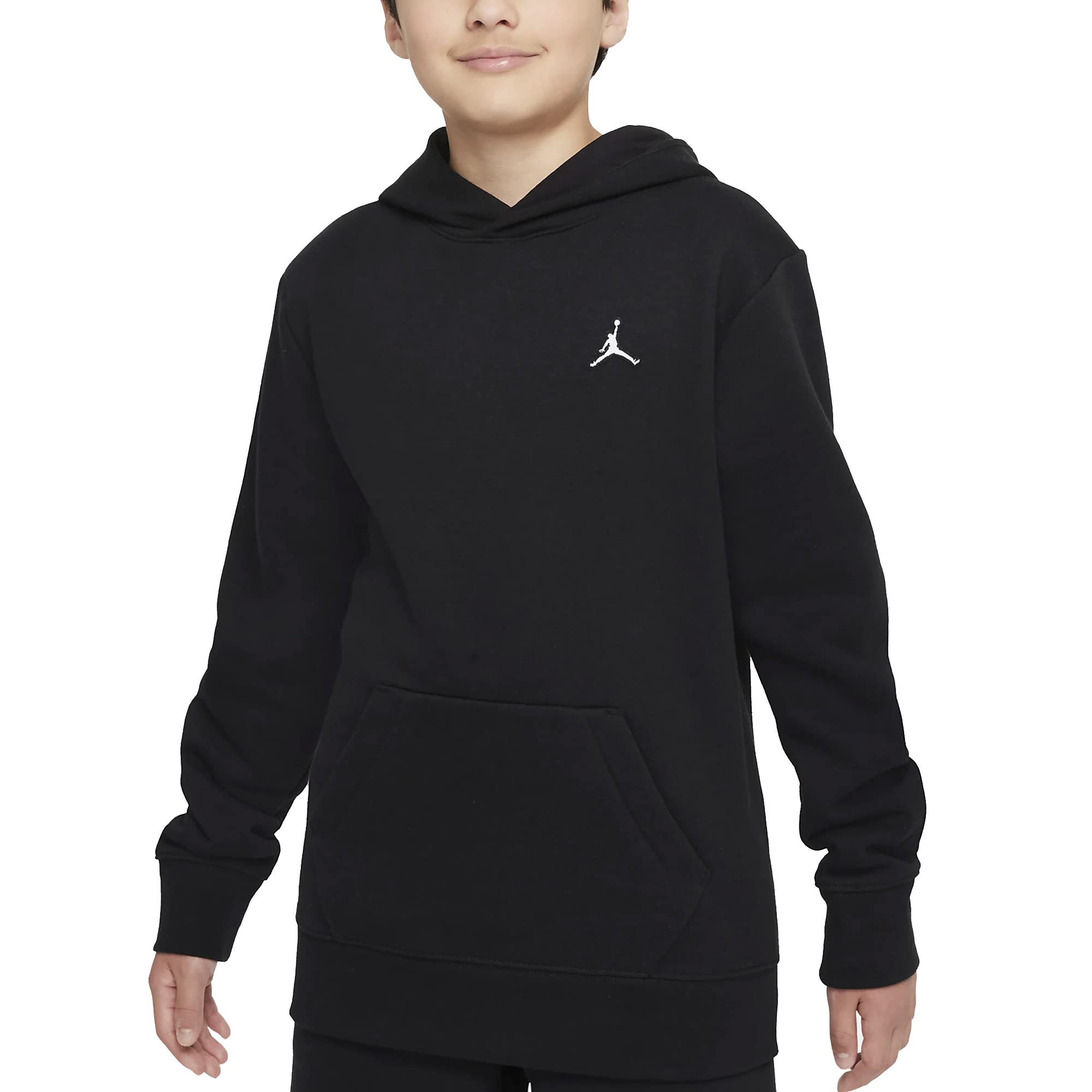 Jordan Boy's Essentials Pullover (Big Kids) Black MD (10-12 Big Kid)