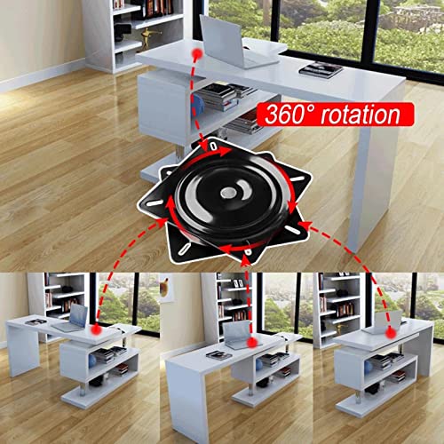MagiDeal Seat Swivel Bases 360 Rotating Lazy Susan Hardware Mount Turntable 154mm Bar Stool Swivel Plates for Marine Boat Barstools Dining Television