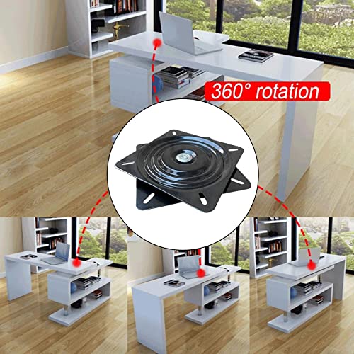 MagiDeal Seat Swivel Bases 360 Rotating Lazy Susan Hardware Mount Turntable 154mm Bar Stool Swivel Plates for Marine Boat Barstools Dining Television