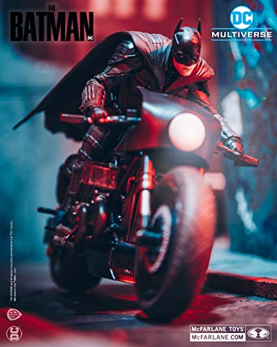 McFarlane Toys DC Batcycle: The Batman (Movie) Action Vehicle