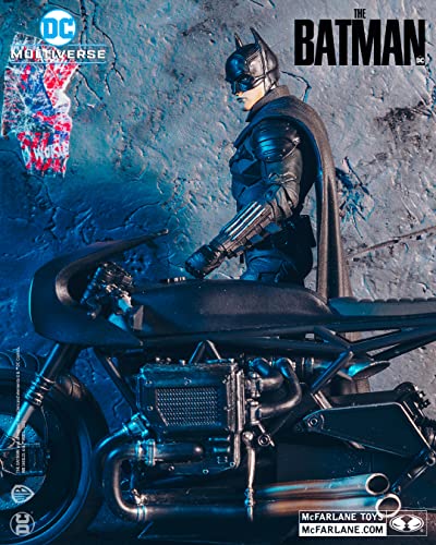 McFarlane Toys DC Batcycle: The Batman (Movie) Action Vehicle