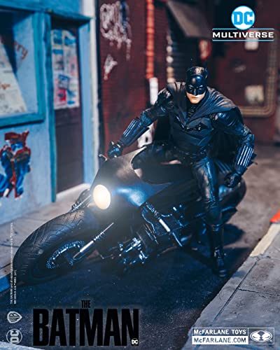 McFarlane Toys DC Batcycle: The Batman (Movie) Action Vehicle