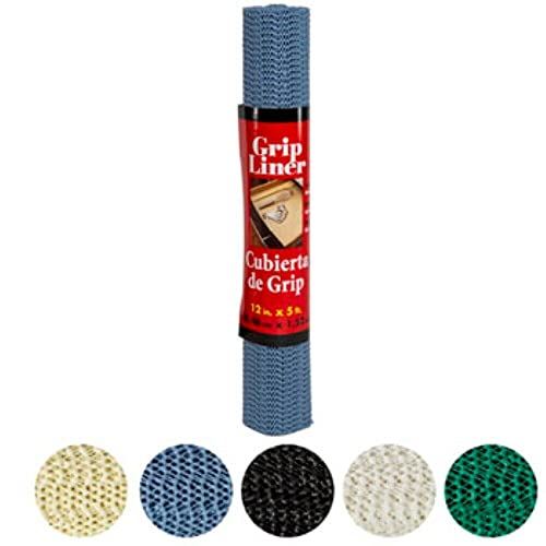 Foam Mesh Grip Shelf/Drawer Liner Mat Glass Mat or Rug Pad Liner Cut to Size 2-Pack, Choose Your Color (White)