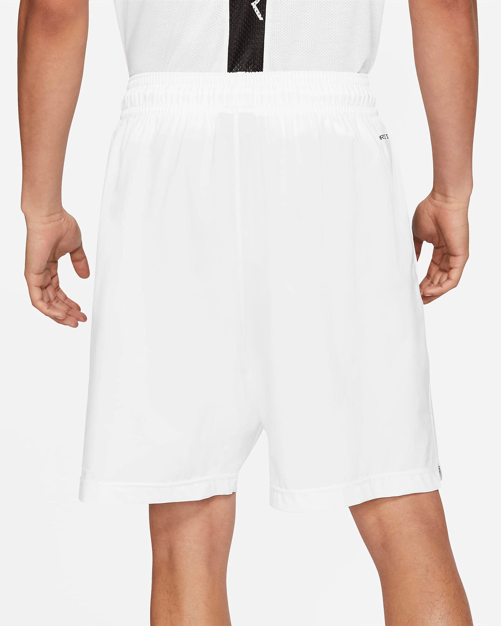 Jordan Dri-FIT Air Men's Woven Shorts CZ4773-100 (White/Black/White), Large