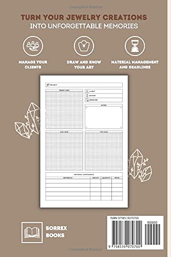 My Jewellery Making Journal: Organizer Log Book for Jewelry Makers - Project Planner with 120 Pages