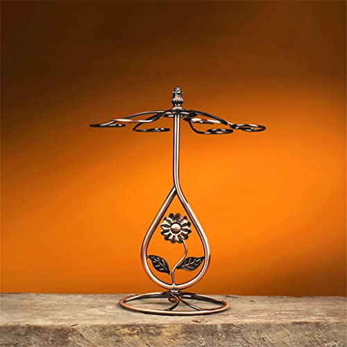 YFQHDD Metal Wine Glass Holder Hanging Drinking Glasses Storage Creative Goblet Holder for Bar Home Kitchen Decoration