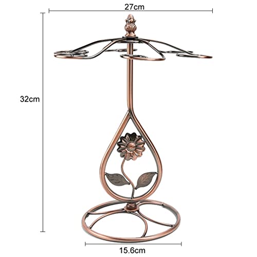 YFQHDD Metal Wine Glass Holder Hanging Drinking Glasses Storage Creative Goblet Holder for Bar Home Kitchen Decoration