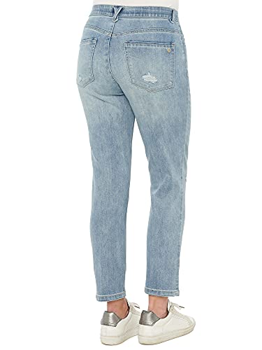 Democracy womens Democracy Women's "Ab"solution Vintage Skinny Jeans, Light Blue Vintage, 10 US